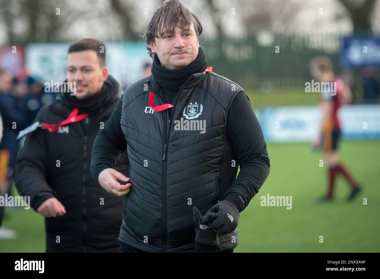 Bridgend, Wales 06 February 2022. Nathaniel MG Cup final match between ...