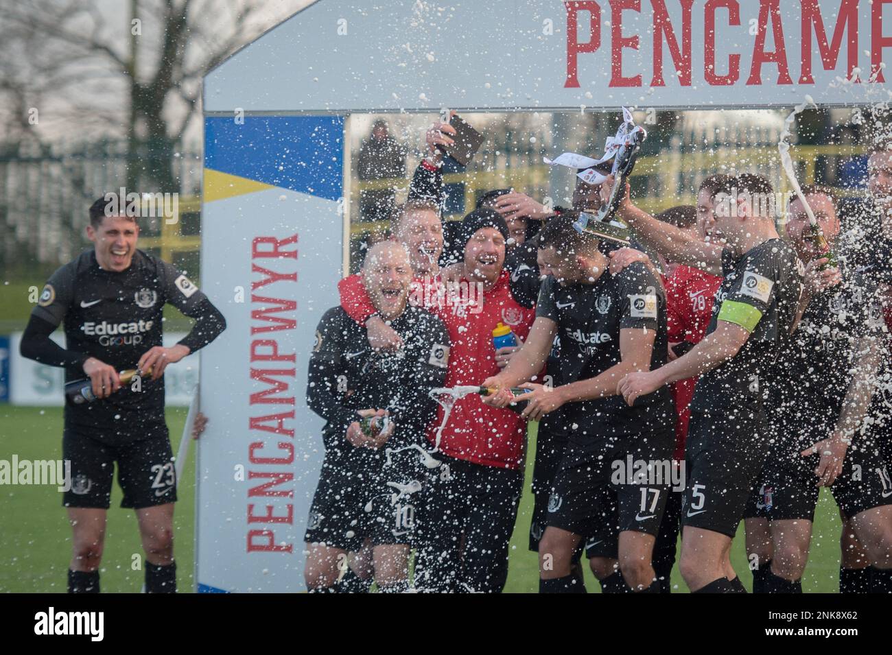 Bridgend, Wales 06 February 2022. Nathaniel MG Cup final match between ...