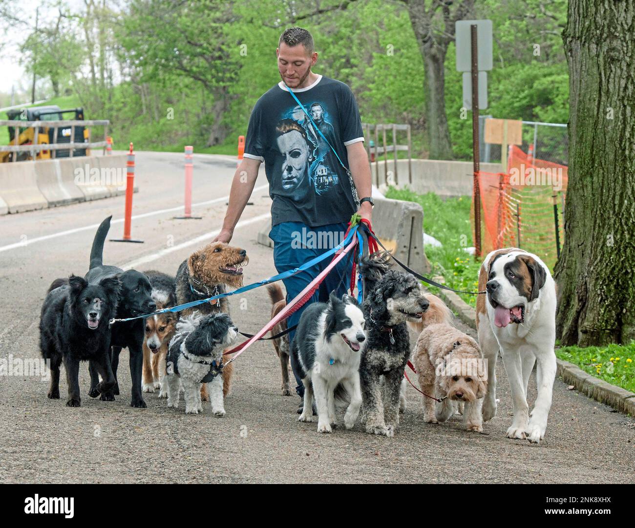 Rick Brake, of Pittsburgh Paw Adventure, a dog walking and pet sitting ...