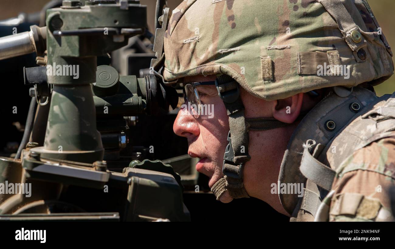 U.S. Army Staff Sgt. Austin Wallace, Alpha Battery, 1st Battalion ...