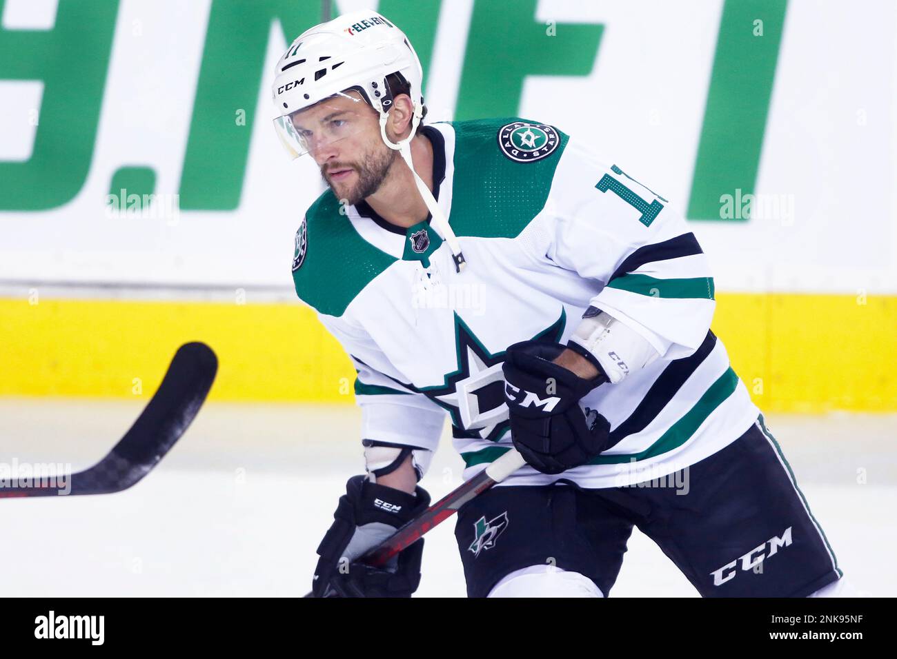 NHL profile photo on Dallas Stars player Luke Glendening at a game ...