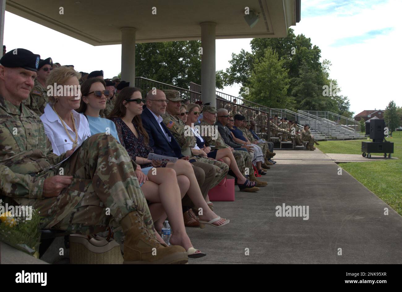 Brig. Gen. Edward H. Merrigan Jr., his wife Tamara and distinguished ...