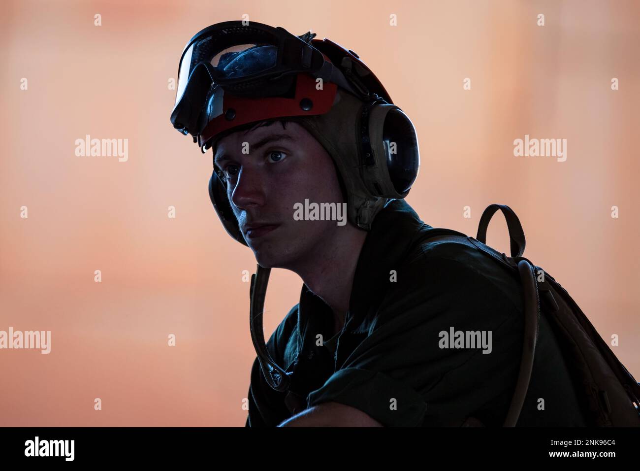 U.S. Marine Corps Derek Blais, an aviation ordnance technician with ...