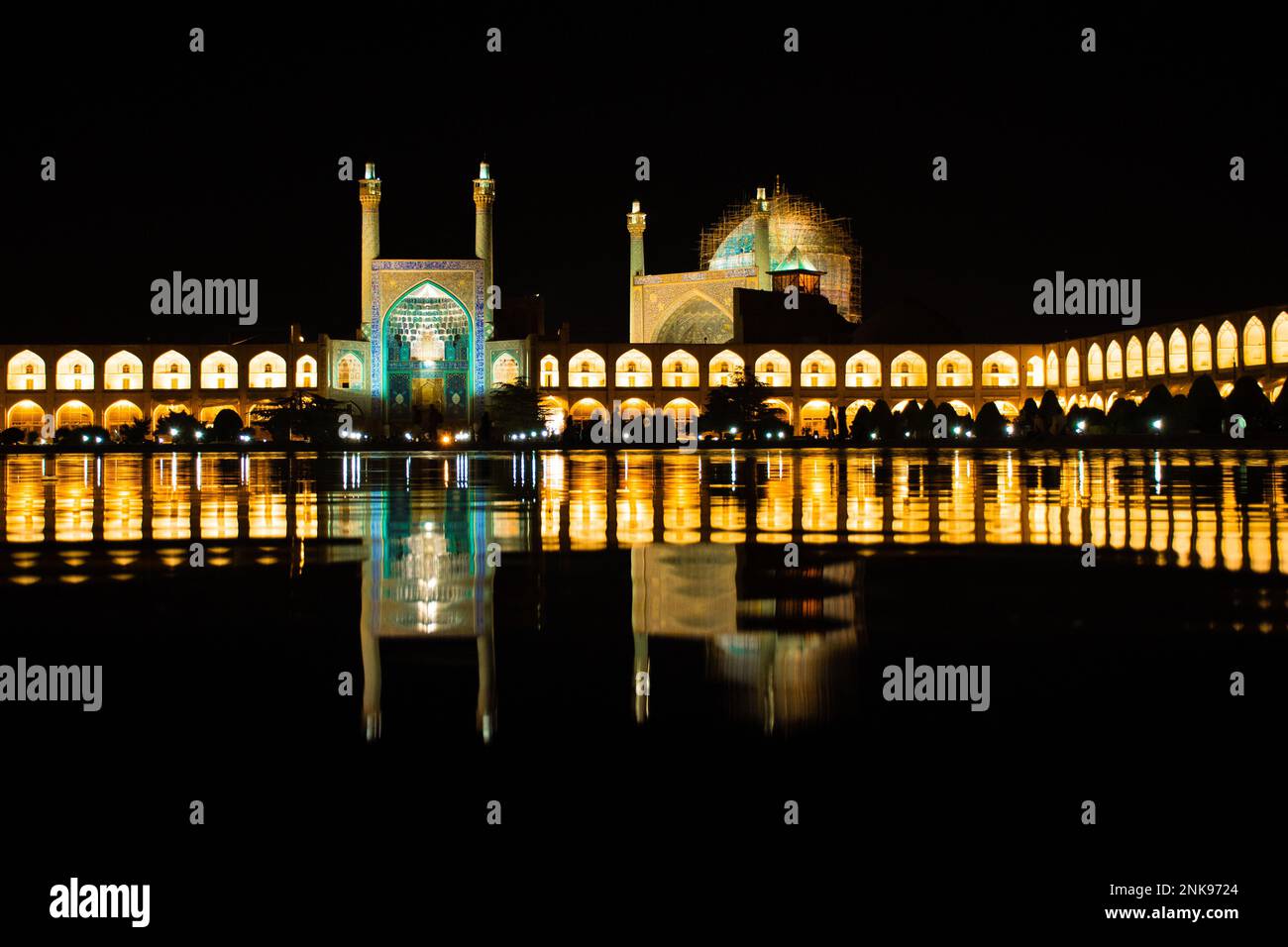 Esfahan, Iran - 15th may, 2022: Entrance into the Friday Mosque at ...
