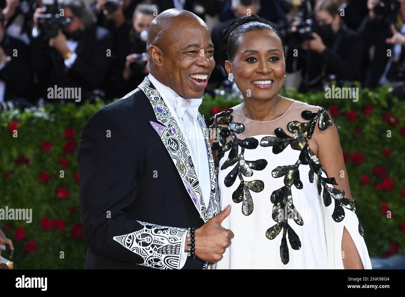 Photo by: DPRF/STAR MAX/IPx 2022 5/2/22 Eric Adams and Tracey Collins ...