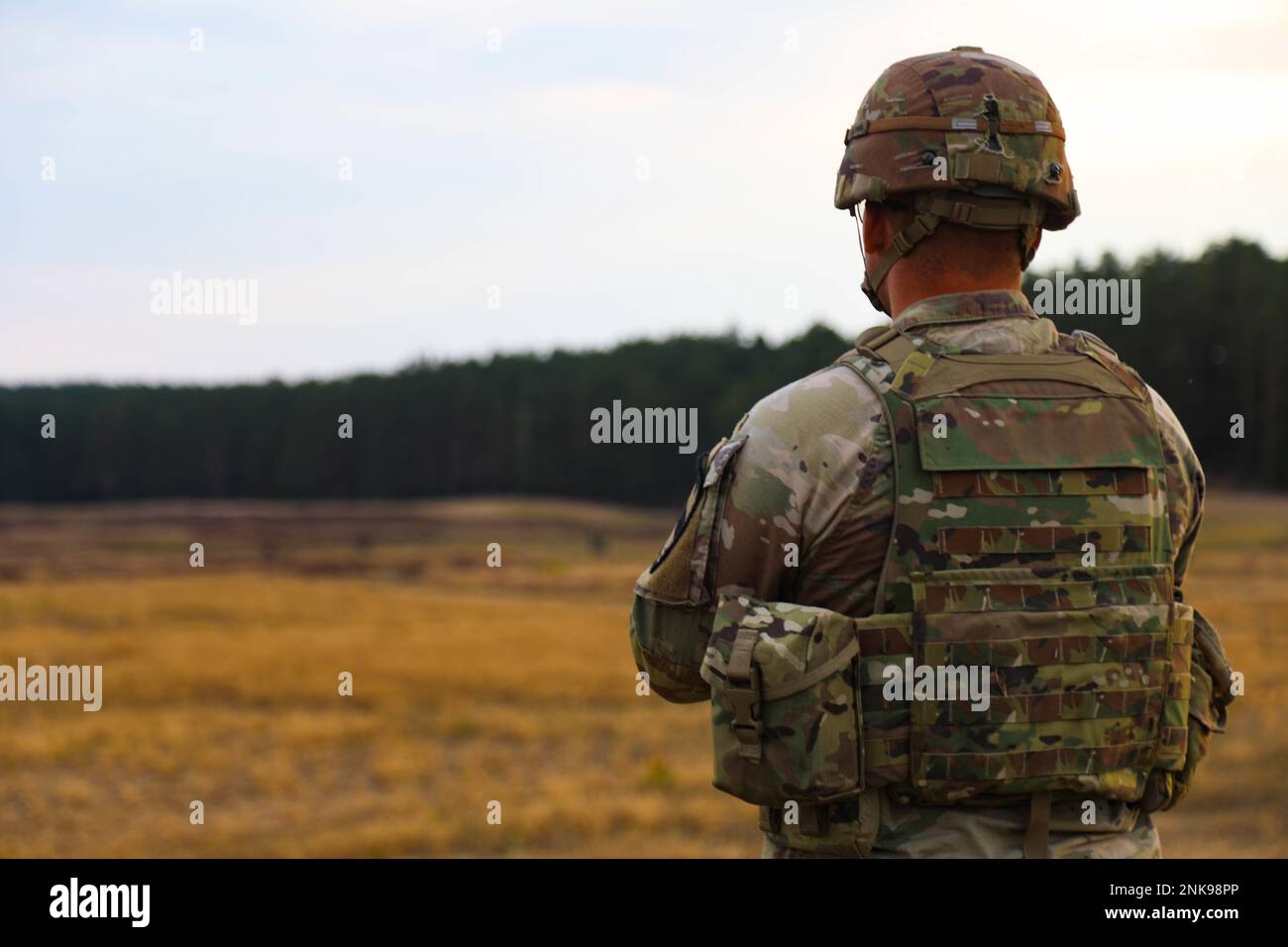 U.S. Army soldier, assigned to the 3rd Armored Brigade Combat Team ...