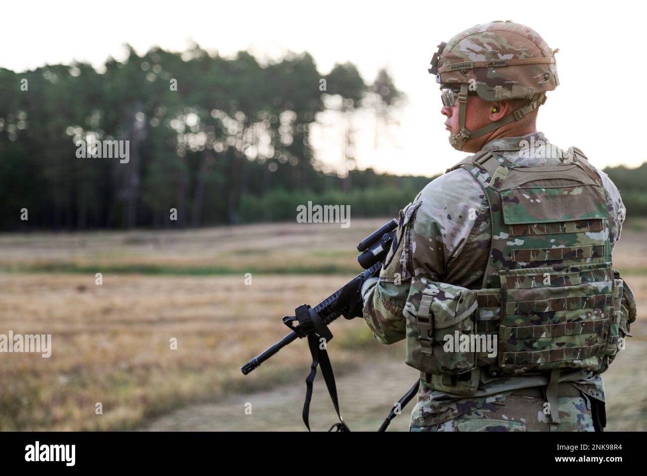 U.S. Army soldier, assigned to the 3rd Armored Brigade Combat Team ...