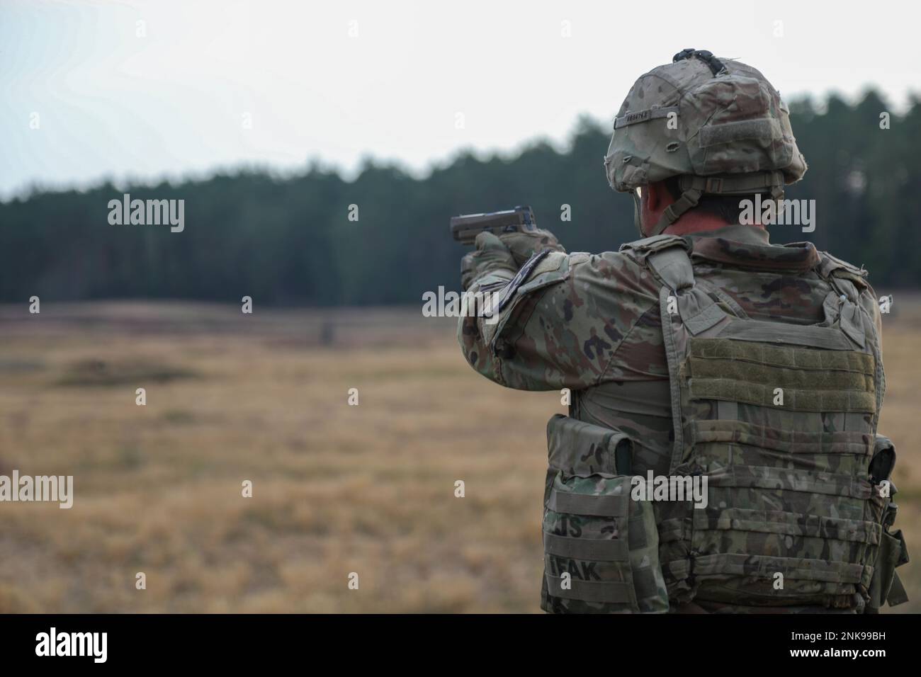 U.S. Army soldier, assigned to the 3rd Armored Brigade Combat Team ...