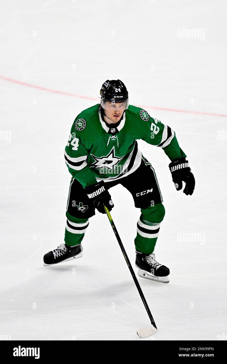 Dallas Stars center Roope Hintz (24) during an NHL hockey game against ...