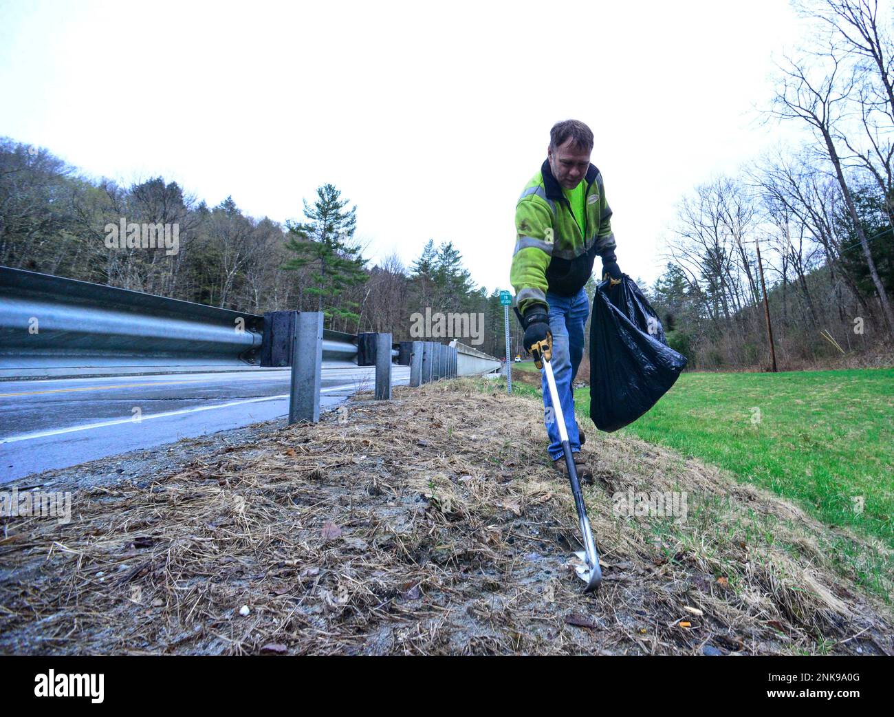 Paul Anderson, a senior operations technician for the Vermont Agency of ...