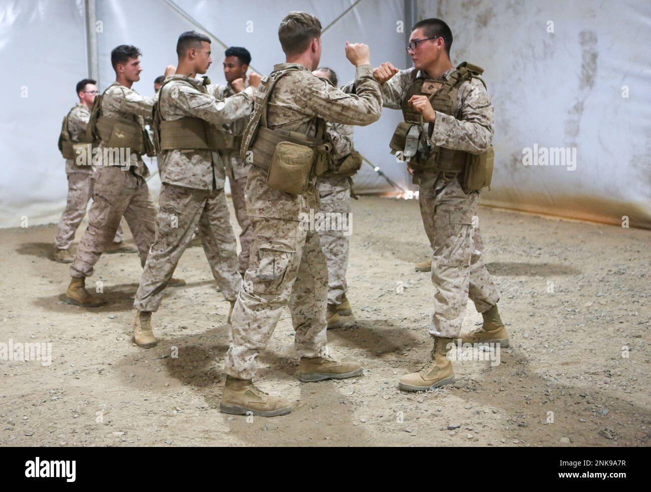 U.S. Marines with 1st Transportation Battalion, Combat Logistics Regiment 1, 1st Marine ...
