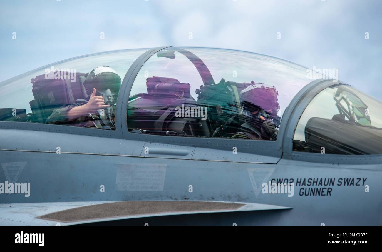 220812-N-DW158-1019 PHILIPPINE SEA (Aug. 12, 2022) Lt. Bryant Smith ...