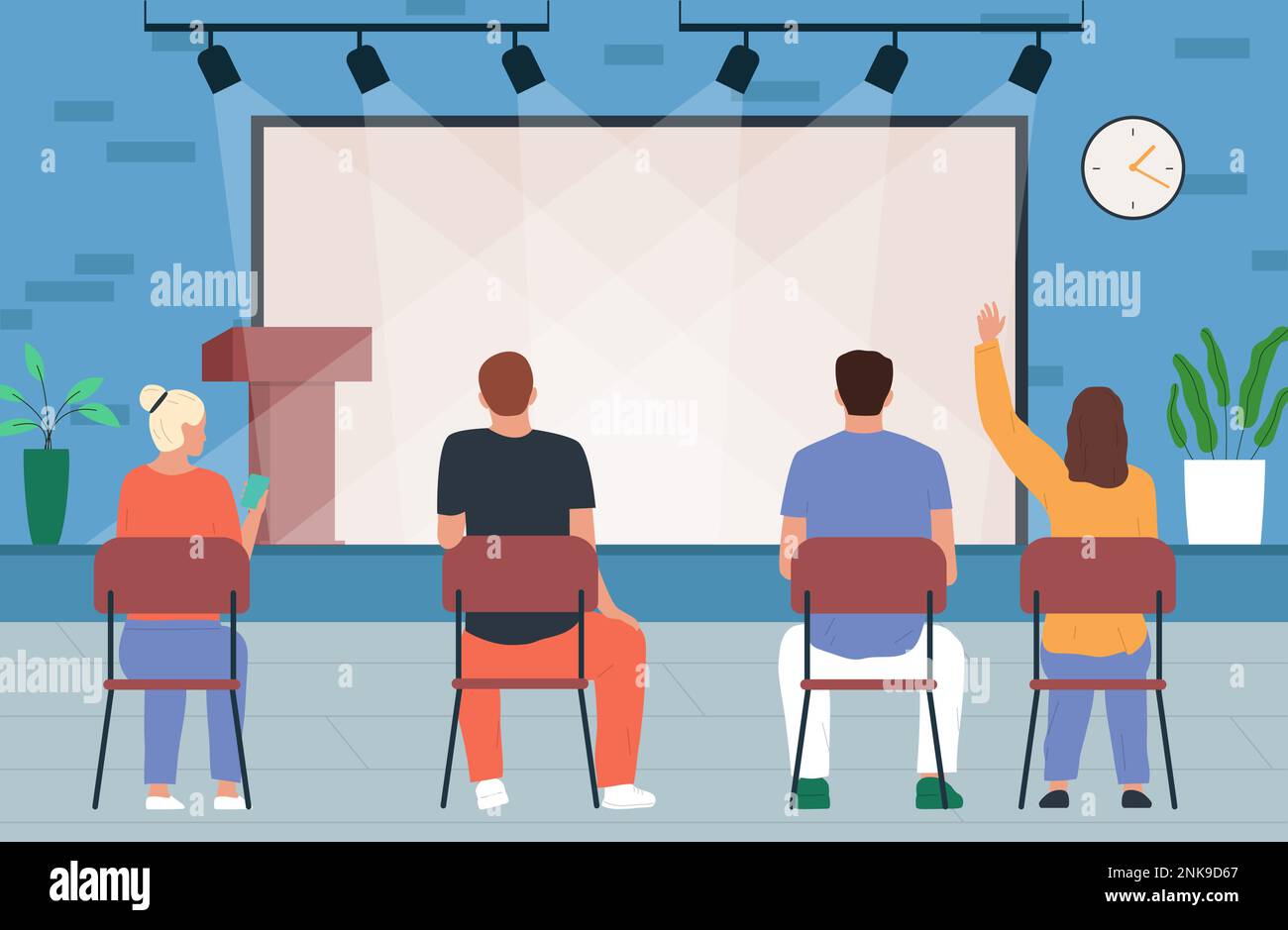 Facing rear back view Stock Vector Images - Alamy