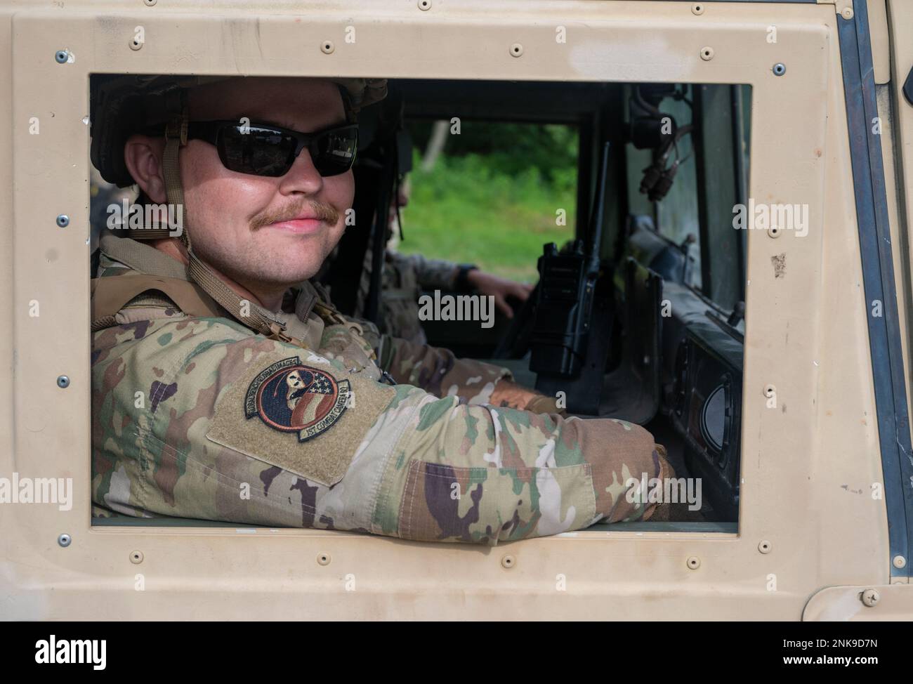 U.S. Air Force Staff Sgt. Jacob Carter prepares for the final field ...