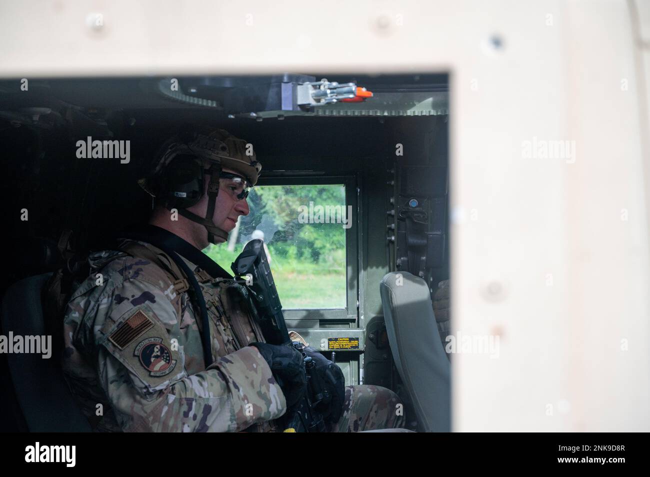 U.S. Air Force Staff Sgt. Edward Coddington prepares himself mentally ...