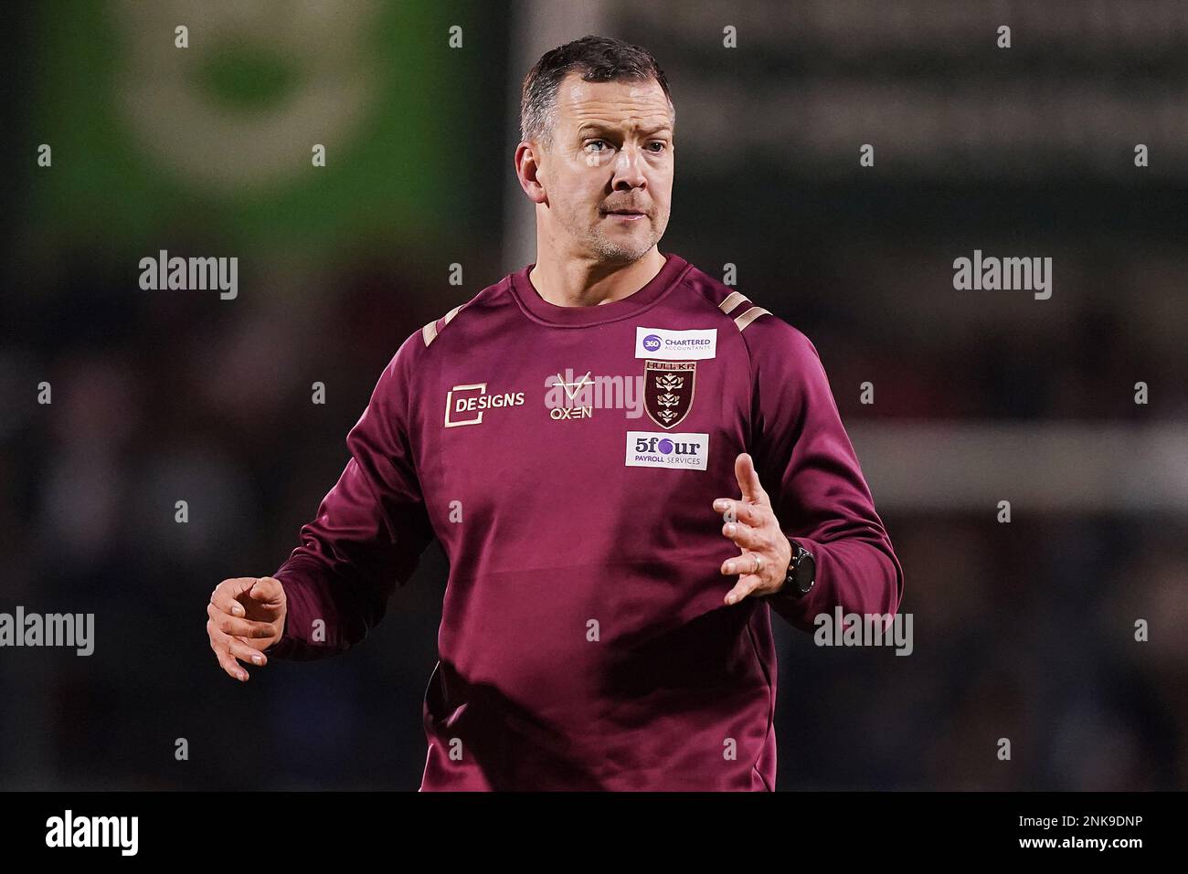 Hull KR assistant head coach Danny McGuire looks on ahead of the ...