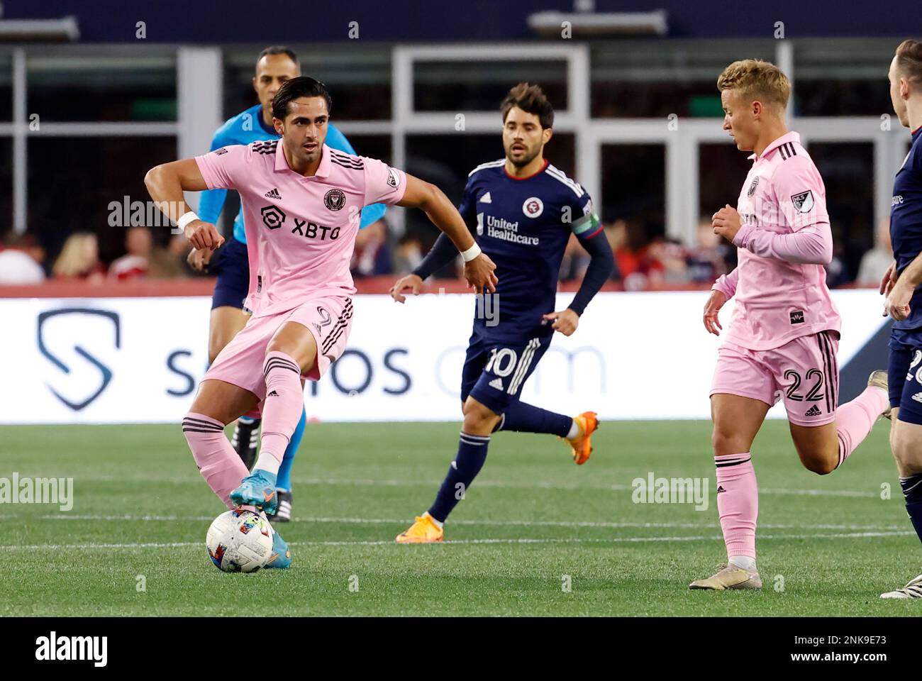 FOXBOROUGH, MA - APRIL 30: Inter Miami CF center forward Leonardo ...
