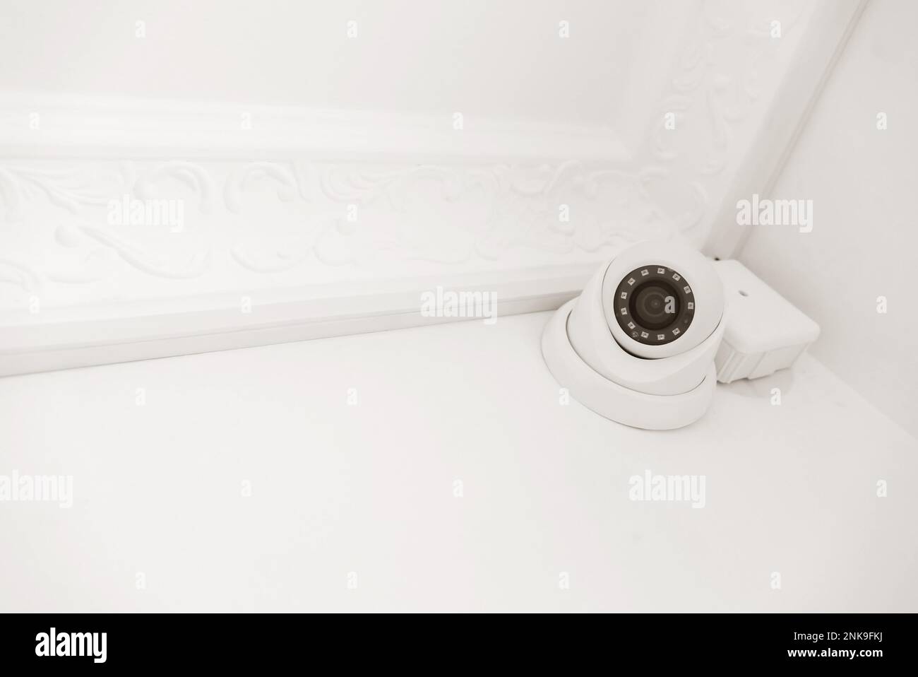 Security camera setup, cctv installation Stock Photo - Alamy