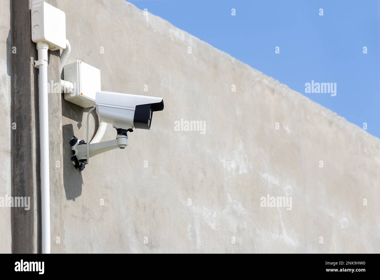 Security camera setup, cctv installation Stock Photo - Alamy