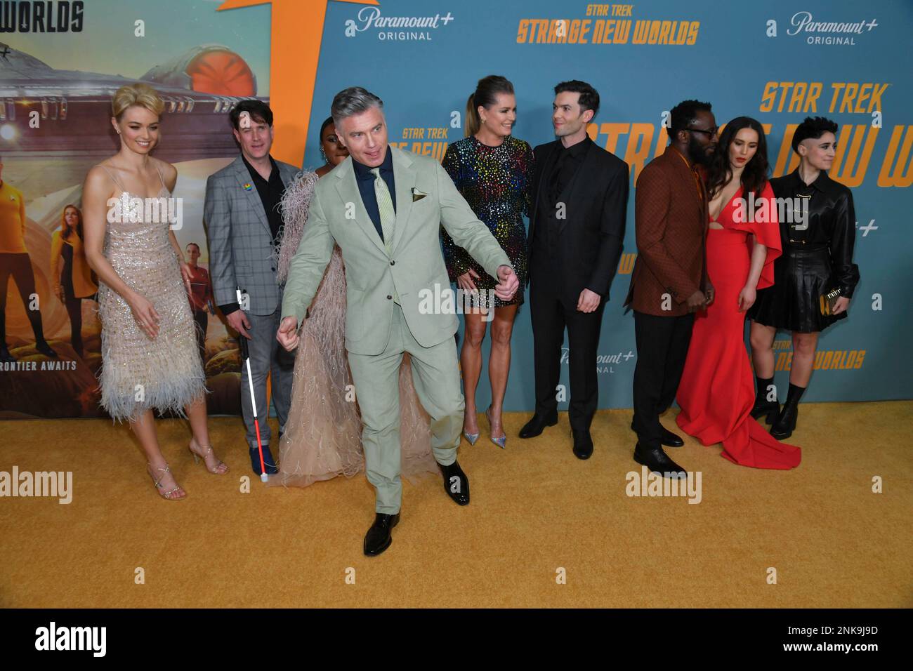 Photo by: NDZ/STAR MAX/IPx 2022 4/30/22 Jess Bush, Bruce Horak, Celia ...