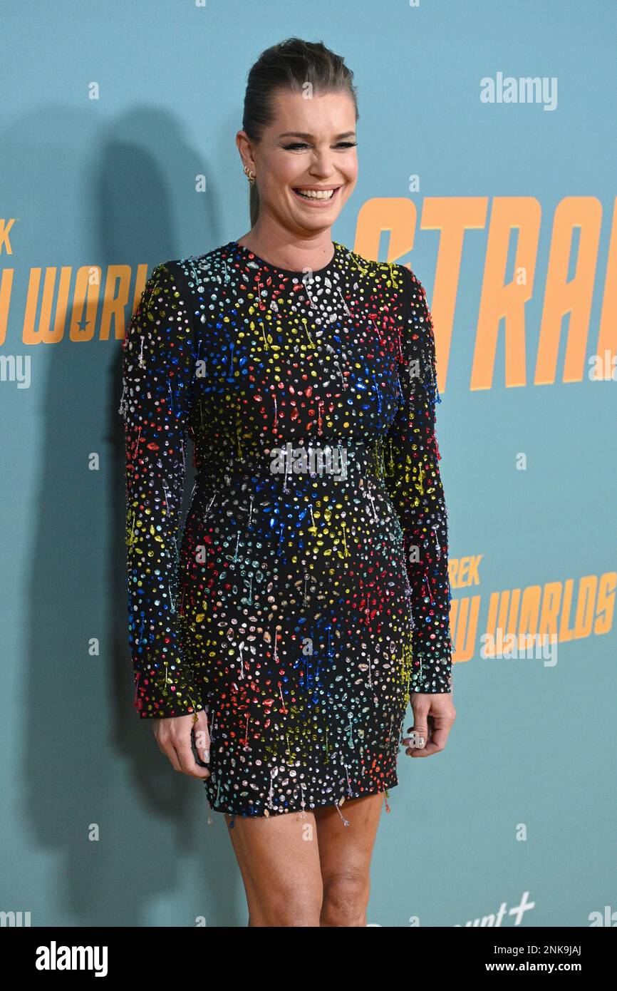 Photo by: NDZ/STAR MAX/IPx 2022 4/30/22 Rebecca Romijn at the premiere ...