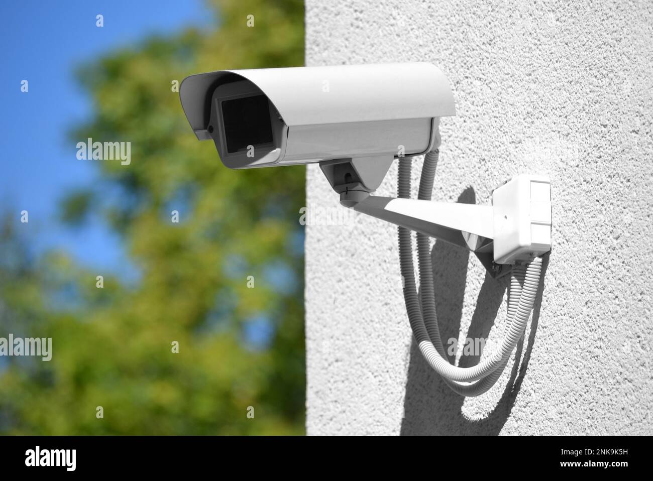 Security camera setup, cctv installation Stock Photo - Alamy
