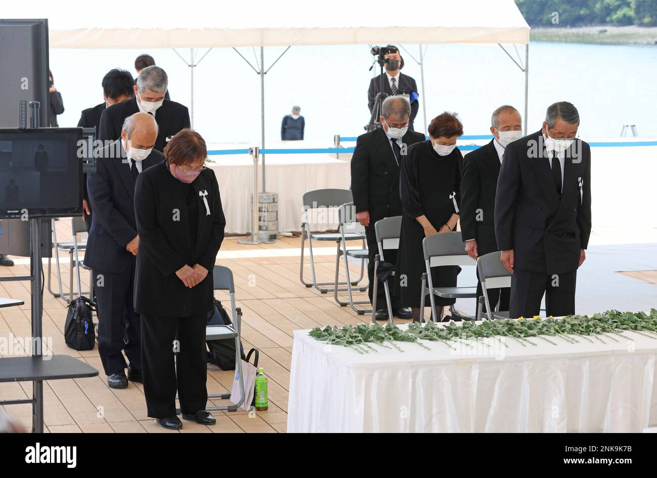 The spirit-consoling service for the victims of Minamata disease is ...
