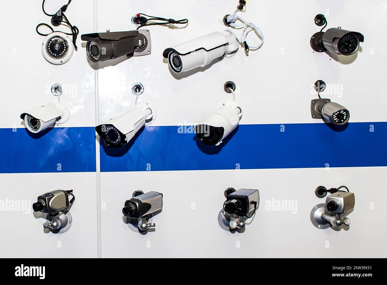 Security camera setup, cctv installation Stock Photo - Alamy