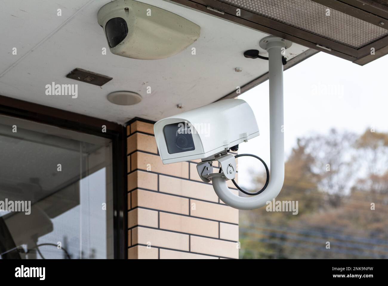 Security camera setup, cctv installation Stock Photo - Alamy