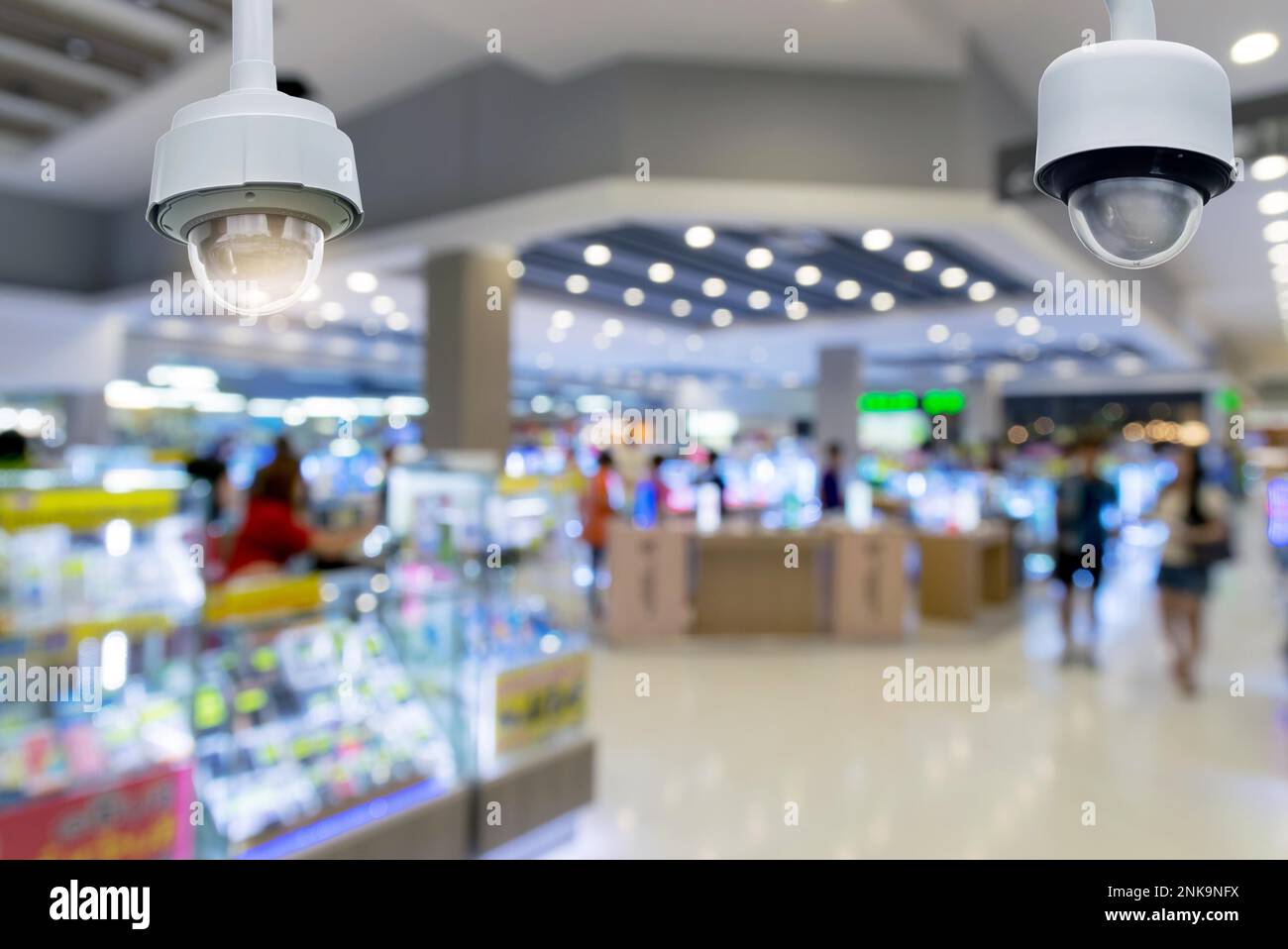 Security camera setup, cctv installation Stock Photo - Alamy