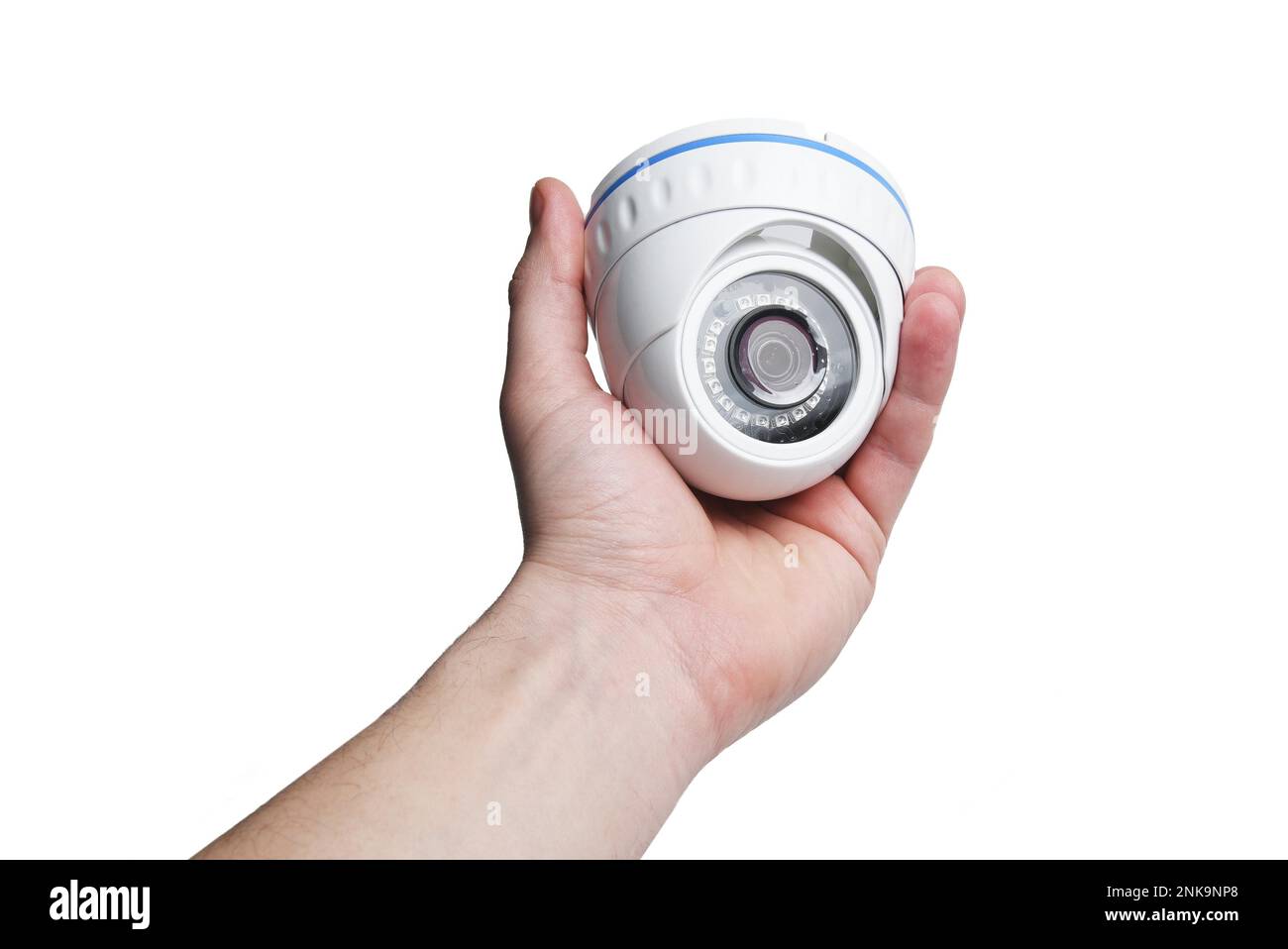 Security camera setup, cctv installation Stock Photo - Alamy