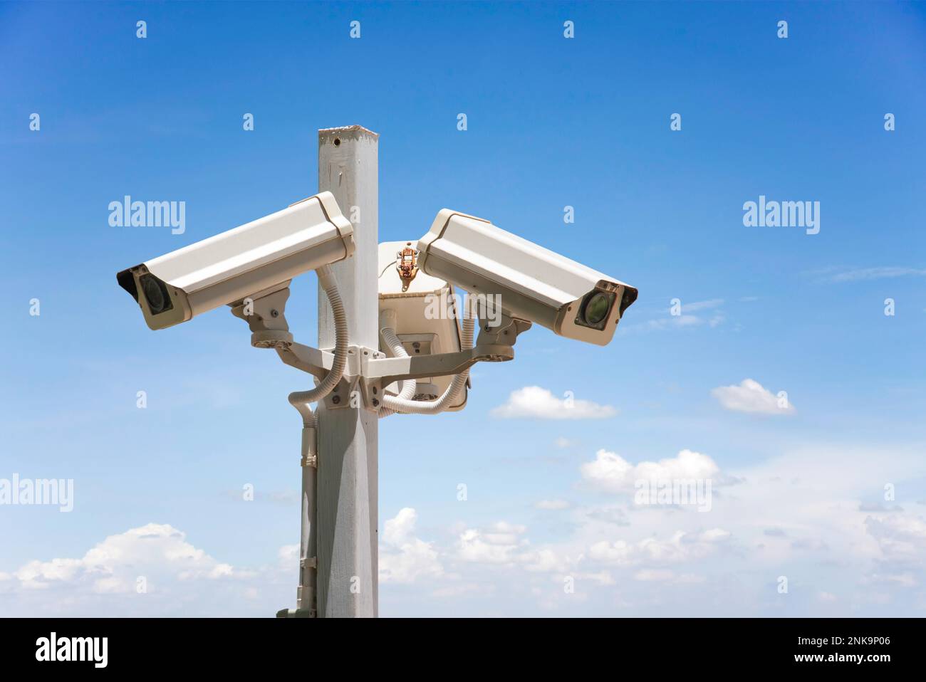 Security camera setup, cctv installation Stock Photo - Alamy