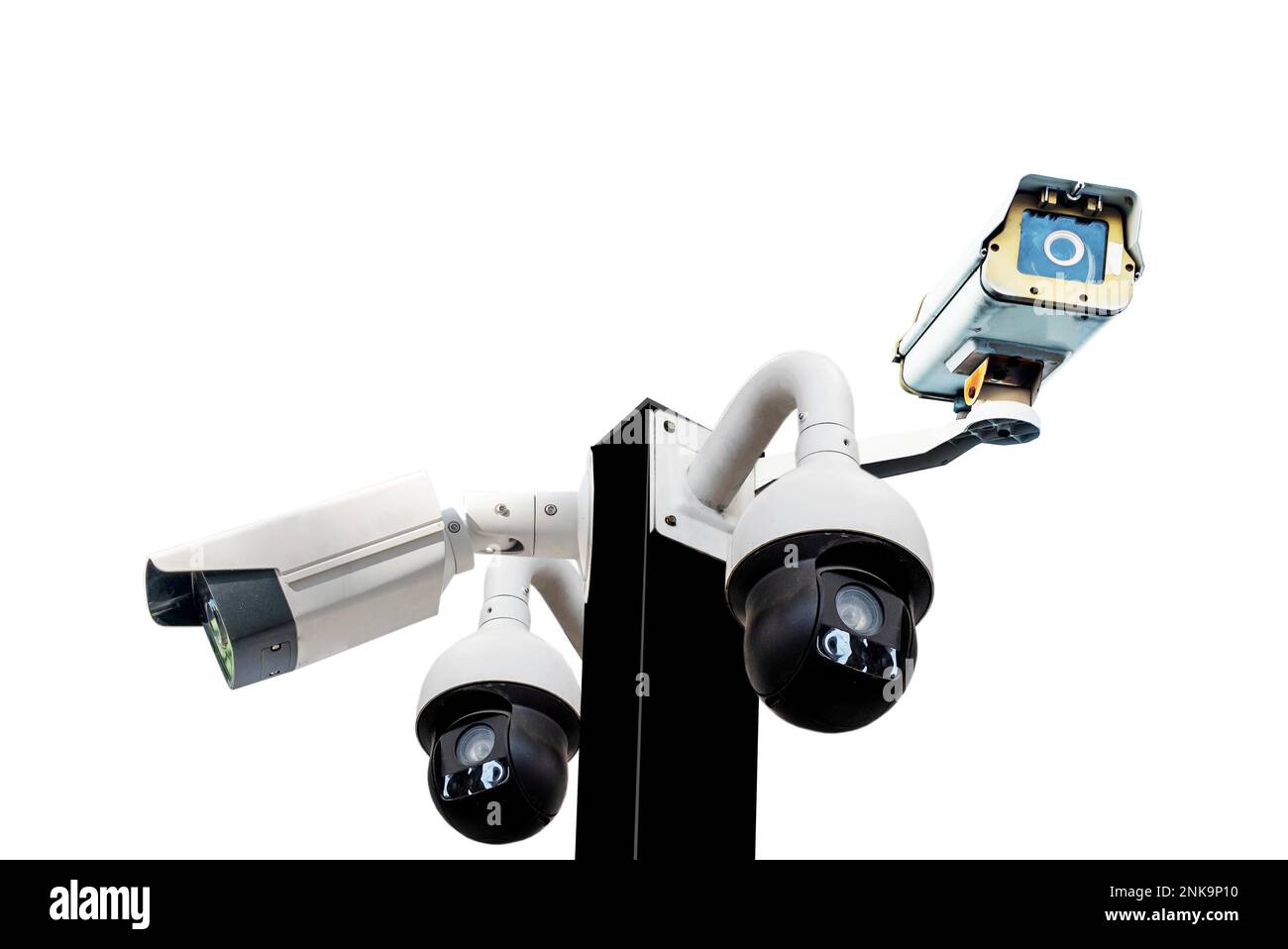 Security camera setup, cctv installation Stock Photo - Alamy
