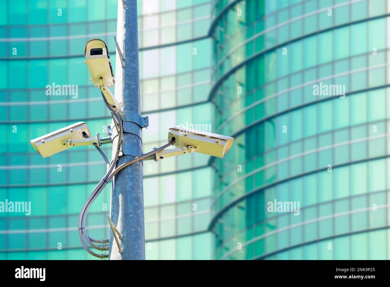 Security camera setup, cctv installation Stock Photo - Alamy