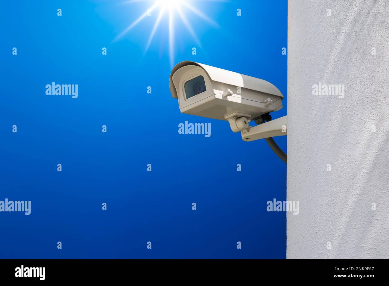 Security camera setup, cctv installation Stock Photo - Alamy