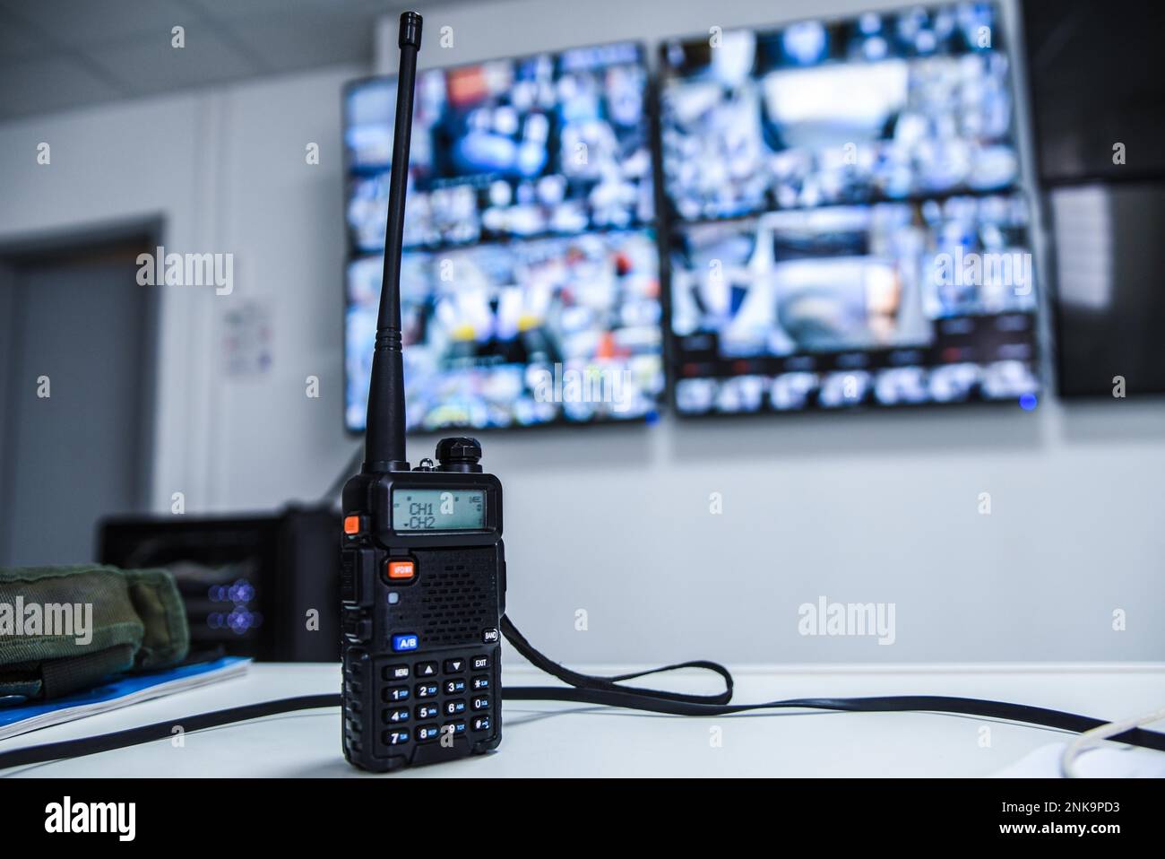 Security camera setup, cctv installation Stock Photo - Alamy