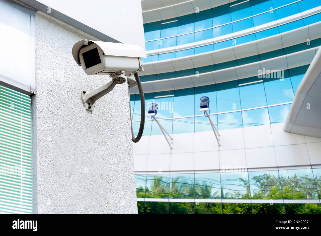 Security camera setup, cctv installation Stock Photo - Alamy