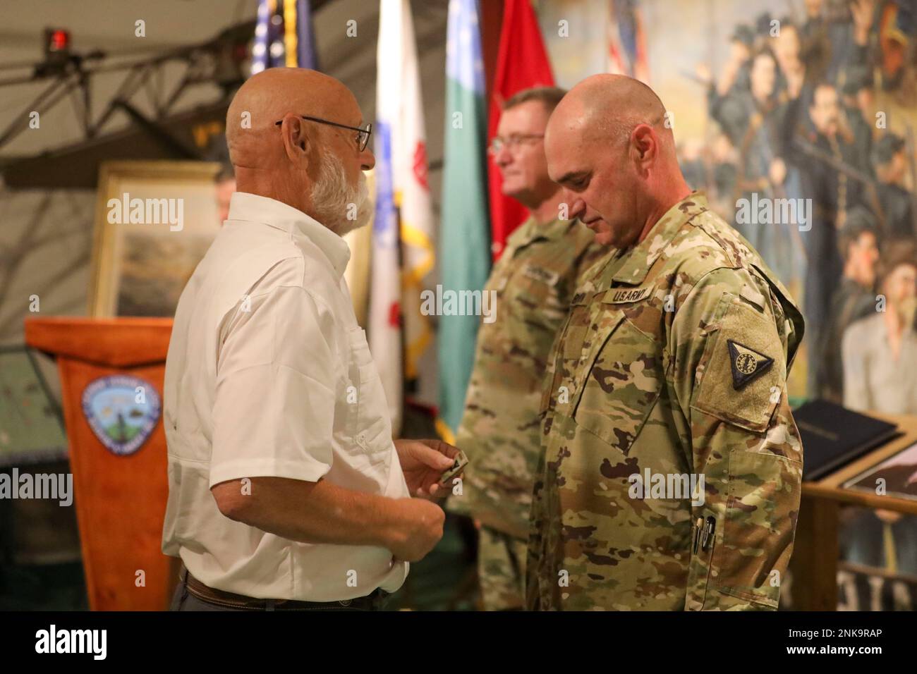 U.S. Army National Guard Lt. Col. Matthew Brown, is promoted to colonel ...