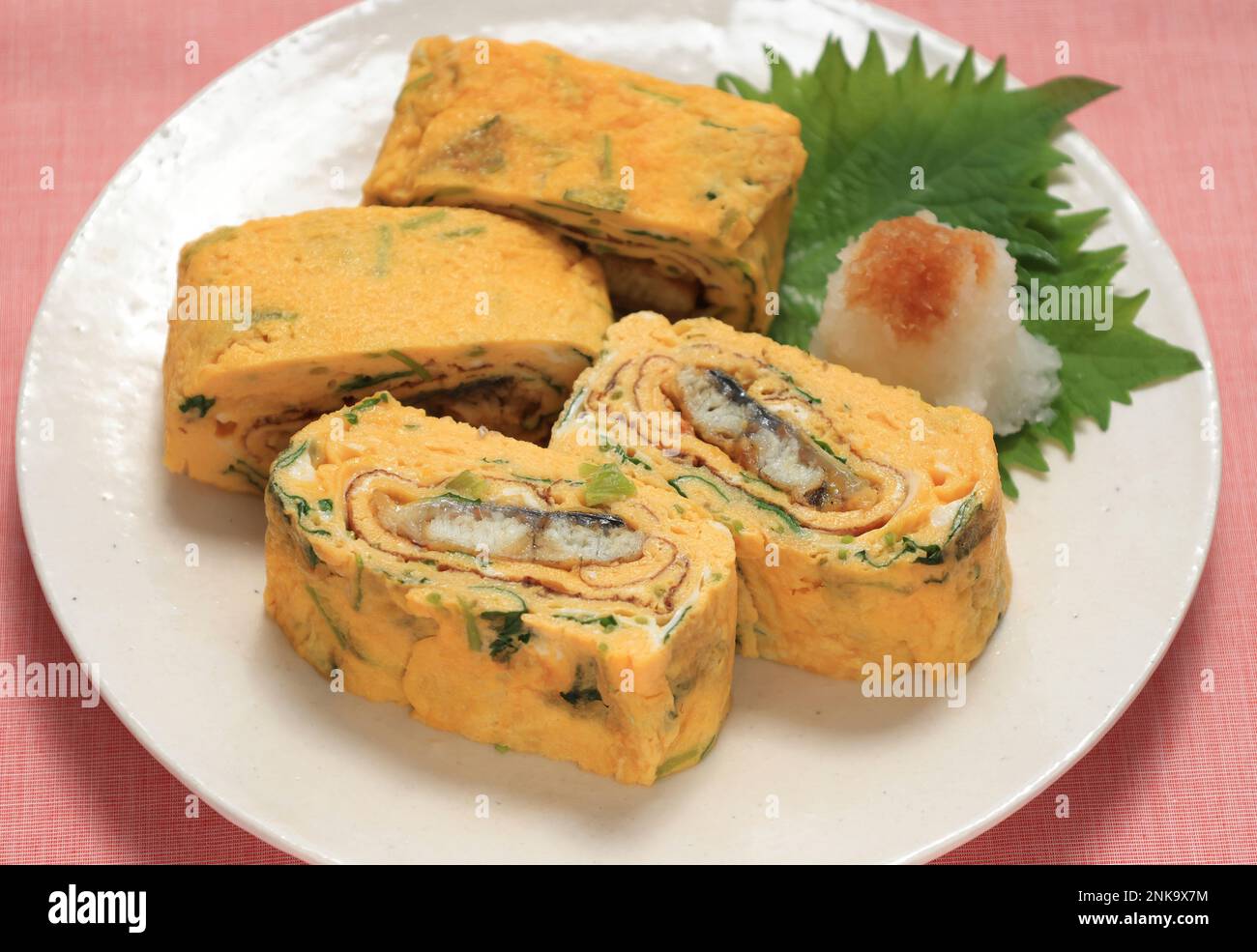 A picture shows Umaki, literally rolled eel, in Tokyo on March 18, 2022 ...