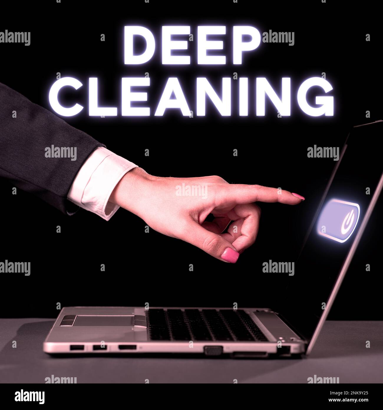 Conceptual display Deep Cleaning. Word Written on an act of thoroughly ...