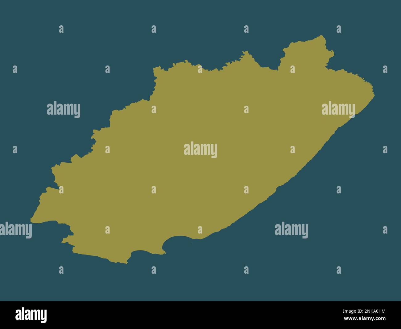 Eastern cape outline map hi-res stock photography and images - Alamy