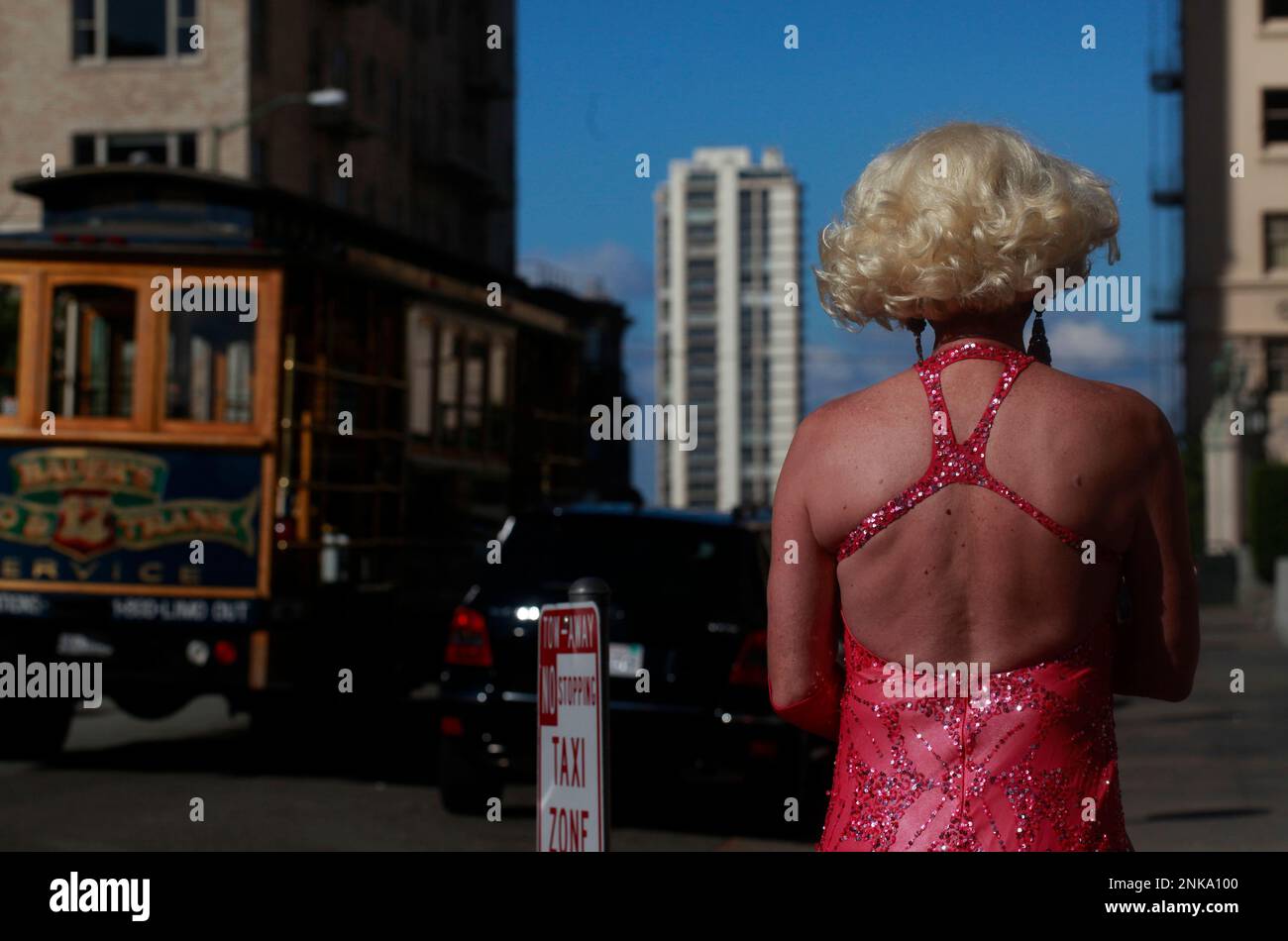 Donna Sachet, a performer in Harry Denton's 'Sunday is a Drag' show ...