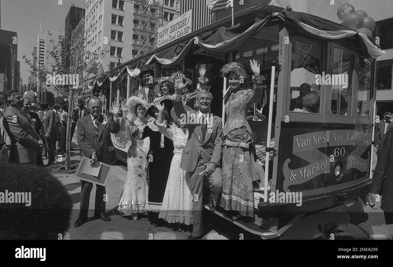 Mayor George Moscone was there to celebrate the 100th birthday of the ...