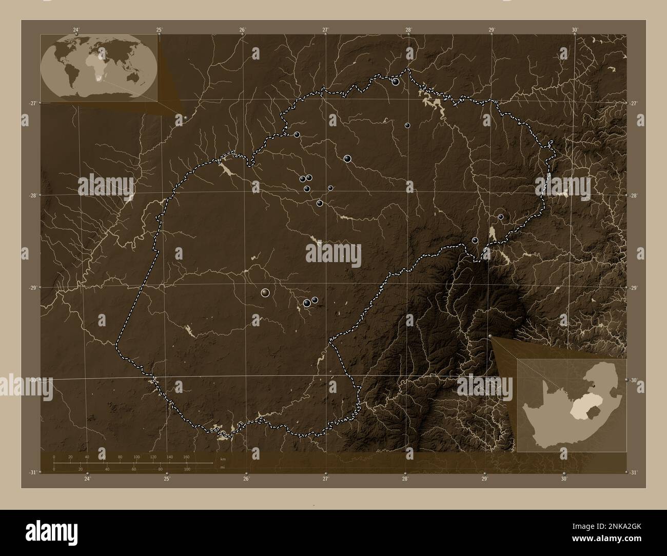 Intabazwe harrismith hi-res stock photography and images - Alamy