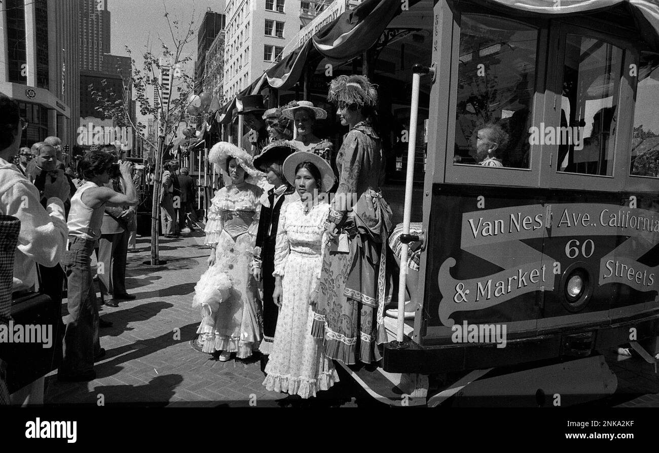 Freidel Klussmann (l) along with Mayor George Moscone was there to ...