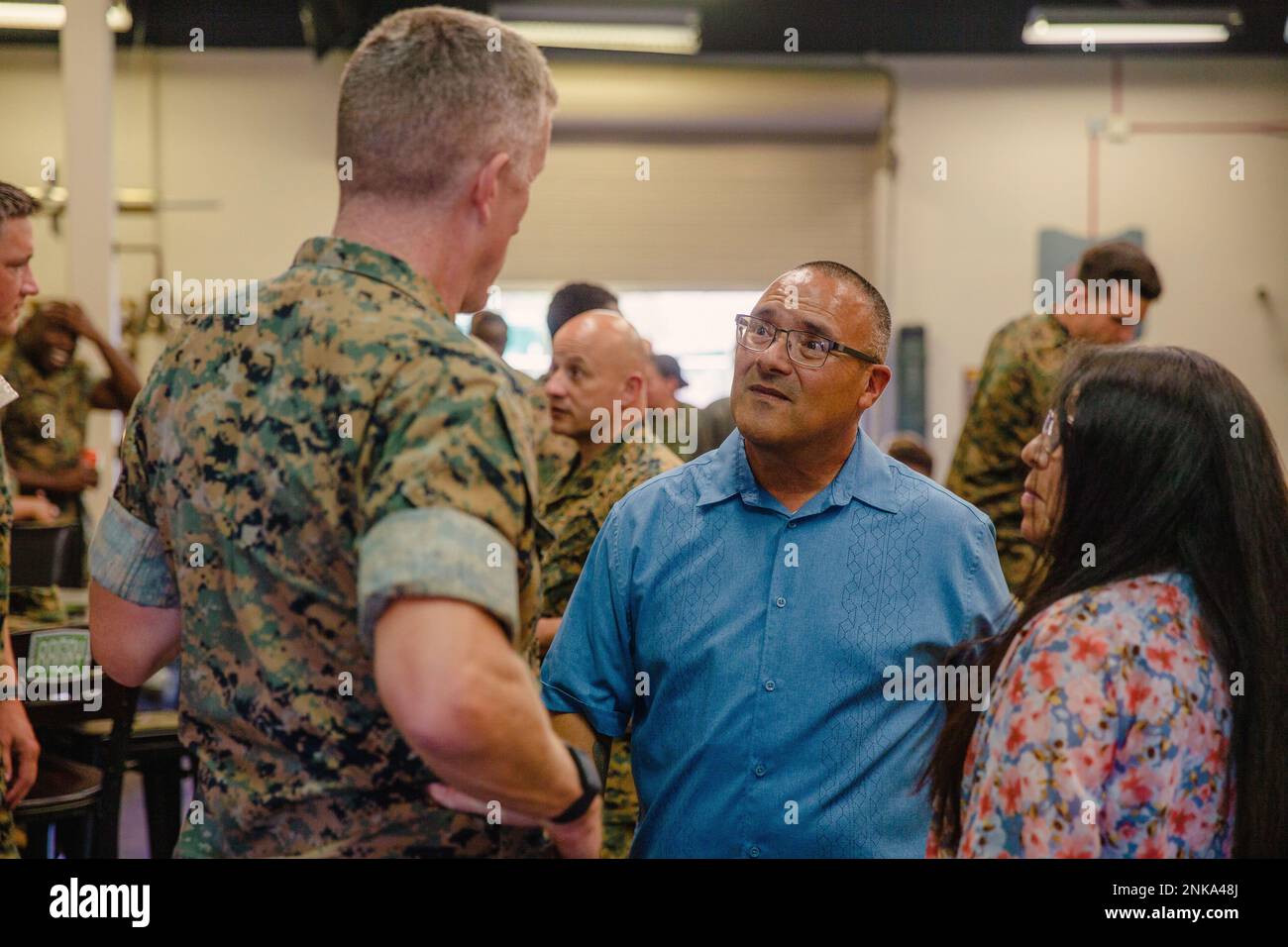 During an award ceremony at camp pendleton hi-res stock photography and ...