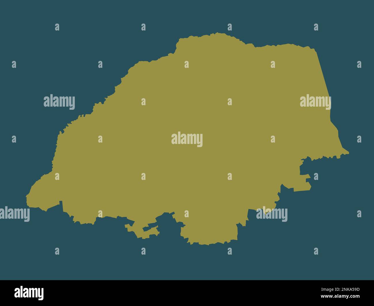 Limpopo, province of South Africa. Solid color shape Stock Photo - Alamy