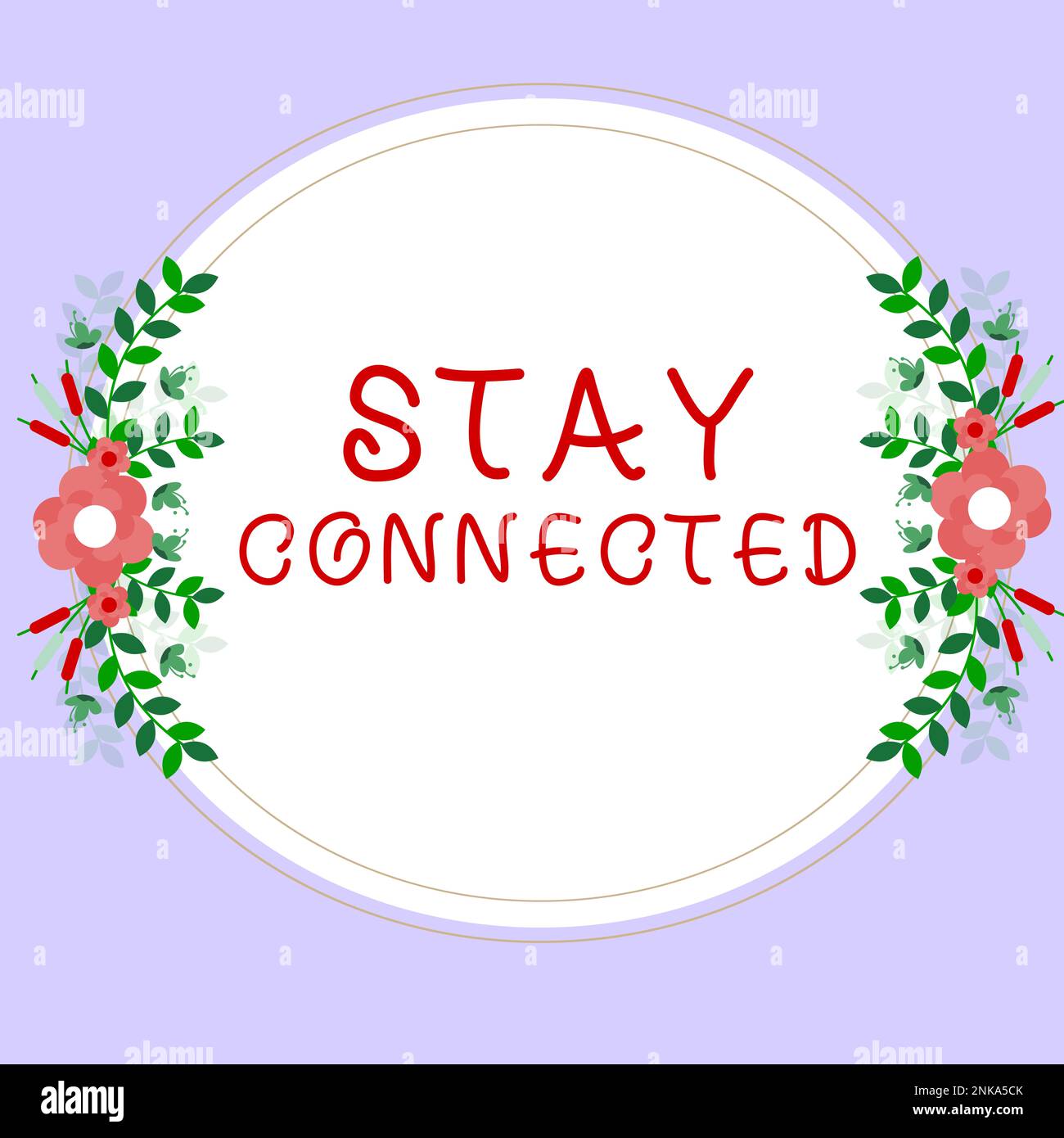 Hand writing sign Stay Connected. Business showcase To keep ...