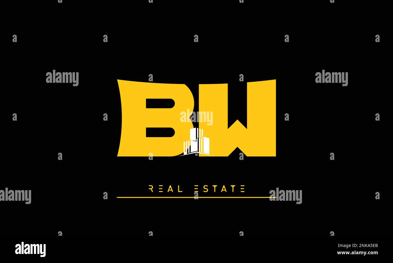 Bw real estate symbol hi-res stock photography and images - Alamy