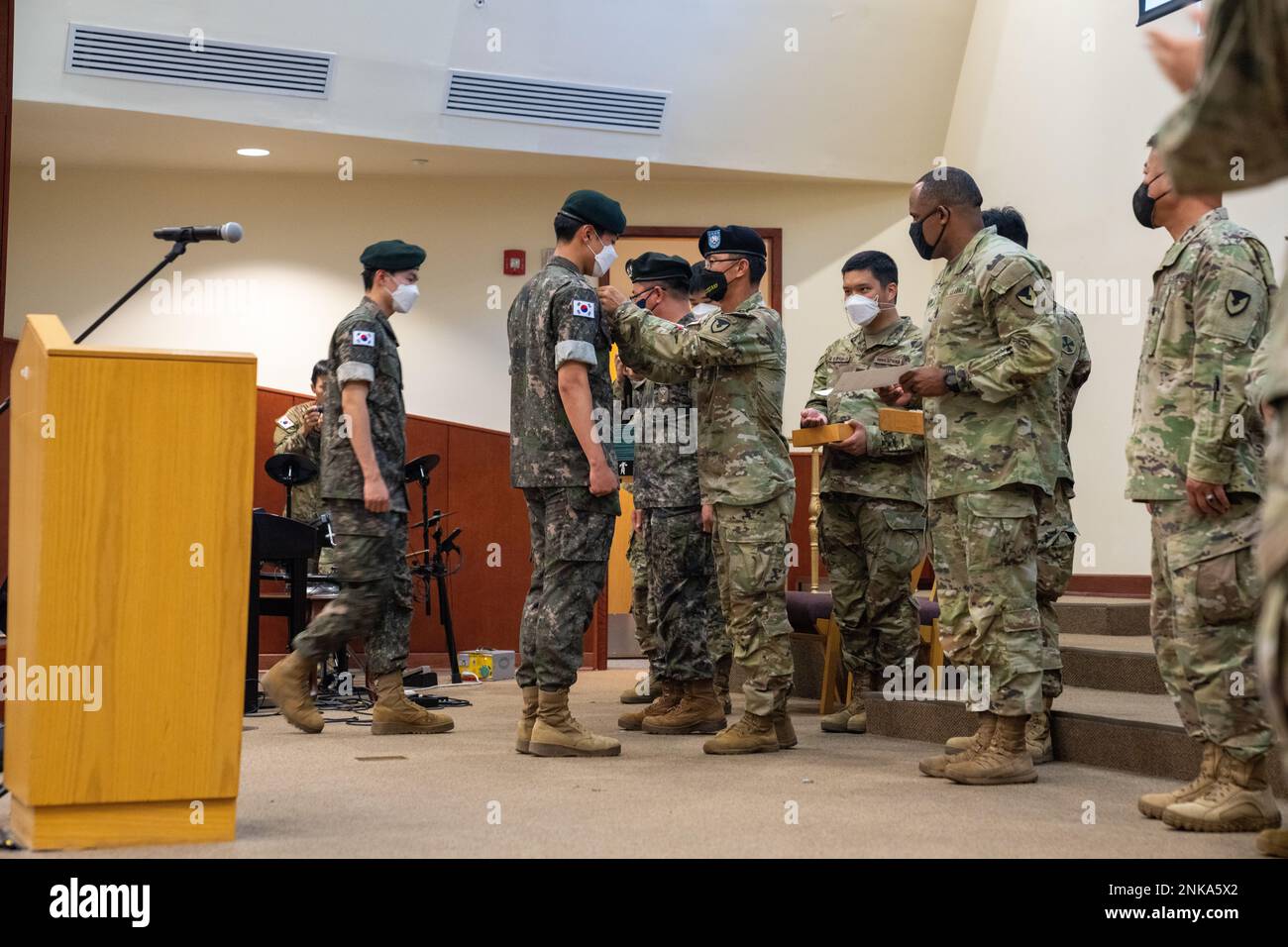 After 18 months, various KATUSAS had there ETS discharge ceremoney ...